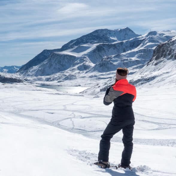 Skigebied en skigebied van Val-Cenis in Maurienne